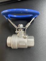 China Q11F-1000WOG and Normal Temperature Xtv 2PC Stainless Steel Round Handle Thread Ball Valve for sale