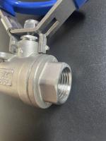 China Q11F-1000WOG and Normal Temperature Xtv 2PC Stainless Steel Round Handle Thread Ball Valve for sale