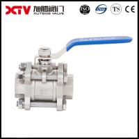 China Temperature Normal Temperature Xtv 3-Piece Full Port Manual Stainless Steel 3PC Ball Valve for sale