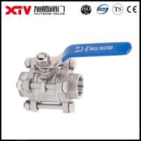 China Xtv 3PC 3/4 Inch Stainless Steel Butt Weld Ball Valve Made in for Thread End to End for sale