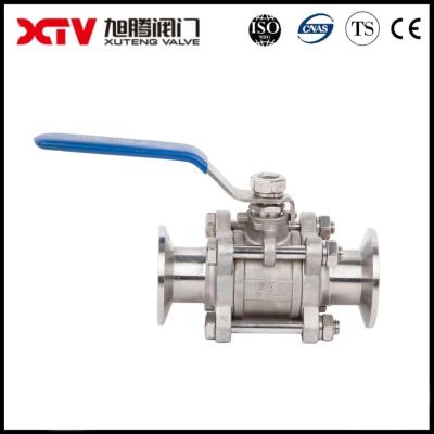 China US Xtv Industrial PTFE Lined Clamp Sanitary Stainless Steel Floating Ball Valve Ideal for sale