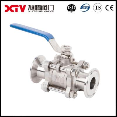 China Shipping Cost Included Xtv 3 Pieces Clamped/Quick Install Stainless Steel Ball Valve for sale