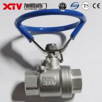 China Chemical Industry Stainless Steel Ball Valve with Round Handle and High Pressure Test for sale