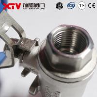 China Round Handle NPT Bsp Thread1000psi 304 316 Stainless Steel Floating Manual Ball Valve for sale