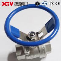 China Round Handle NPT Bsp Thread1000psi 304 316 Stainless Steel Floating Manual Ball Valve for sale