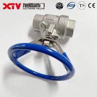 China Round Handle NPT Bsp Thread1000psi 304 316 Stainless Steel Floating Manual Ball Valve for sale