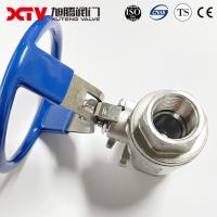 China Round Handle NPT Bsp Thread1000psi 304 316 Stainless Steel Floating Manual Ball Valve for sale