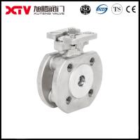 China Electric Controller Motor Operated Gas Wafer Flange V Ball Valve for Smooth Operation for sale