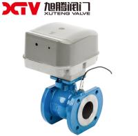 China Electric Controller Motor Operated Gas Wafer Flange V Ball Valve for Smooth Operation for sale