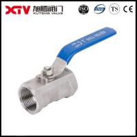 China 304 Stainless Steel Thread End 1PC Ball Valve For ISO Investment Versatile Design for sale