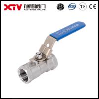 China 304 Stainless Steel Thread End 1PC Ball Valve For ISO Investment Versatile Design for sale