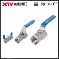 China 304 Stainless Steel Thread End 1PC Ball Valve For ISO Investment Versatile Design for sale