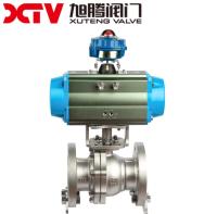 China ANSI 150lb 304 316 Wcb Full Port Manual Flange End Floating Ball Valve Stainless Steel for sale