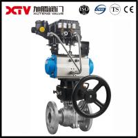 China API Certified Xtv CF8/CF8m DIN JIS ANSI Full Port 2PC Industrial Flange Floating Ball Valve for sale