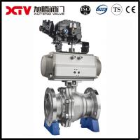 China API Certified Xtv CF8/CF8m DIN JIS ANSI Full Port 2PC Industrial Flange Floating Ball Valve for sale