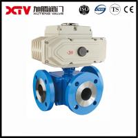 China 3 Way Ball Valve L Type With Mounting Pad ISO5211 GB/T12237 Standard Return Refunds for sale