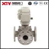 China 3 Way Ball Valve L Type With Mounting Pad ISO5211 GB/T12237 Standard Return Refunds for sale