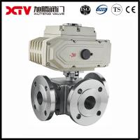 China Three Way ANSI Standard Flanged End Ball Valve With Oil Media Q44F/Q45F-16C/P for sale