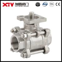 China Xtv Soft Seated Stainless Steel Ball Valve with Butt Welding and Mounting Pad Full Payment for sale