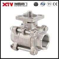China Xtv Soft Seated Stainless Steel Ball Valve with Butt Welding and Mounting Pad Full Payment for sale