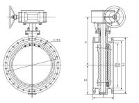 China Double Eccentric Butterfly Valve D71X Lug Support for Pharmaceutical Applications for sale