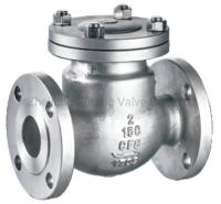 China Industrial Flanged Non Return Valve in Stainless Steel with ANSI 150lb Connection for sale