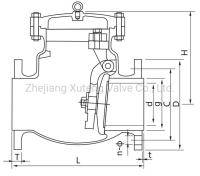China Industrial Flanged Non Return Valve in Stainless Steel with ANSI 150lb Connection for sale
