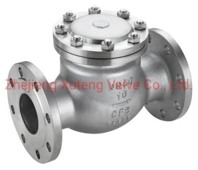 China ANSI 150lb Flanged Stainless Steel Swing Check Valve for Water Media/Non Return Valve for sale