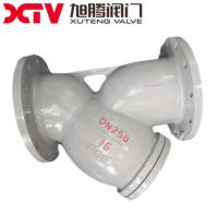 China Flange Connection ANSI 300lb Y Type Stainless Steel Filter SS304 for Easy Maintenance for sale