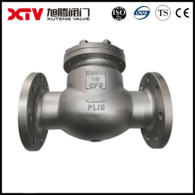 China Industrial Usage Stainless Steel Flange Connector BS970 Straight S/S Swing Check Valve for sale