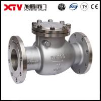 China Industrial Usage Stainless Steel Flange Connector BS970 Straight S/S Swing Check Valve for sale
