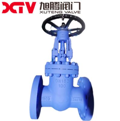 China DIN F4/F5 Series Rising Stem Gate Valves Z41H Straight-through Design for Electric for sale
