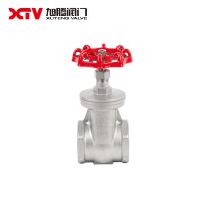 China US Cast Stainless Steel Screwed End Gate Valve 200psi Precision Casting BSPT/Bsp/NPT for sale
