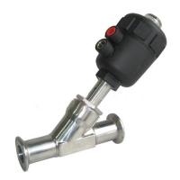 China Dn15-80 Pneumatic Flanged Angle Seat Valve CE/SGS/ISO9001 Specification for sale