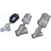 China Dn15-80 Pneumatic Flanged Angle Seat Valve CE/SGS/ISO9001 Specification for sale
