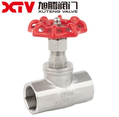China ISO and Ts Certified 1000wog Threaded End SS304 Globe Valve for Industrial Applications for sale