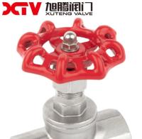 China ISO and Ts Certified 1000wog Threaded End SS304 Globe Valve for Industrial Applications for sale