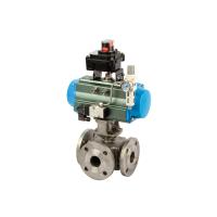 China 90 Degree Double Acting Pneumatic Actuator with CE/SGS/ISO9001 Approval Customizable for sale