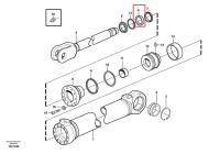 China VOE4784045 VOE 4784045 4784045 Piston Rod Seal For SUNCARSUNCARVOLVO L90E L180E L110E L120E for sale