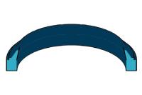 China A1 Double Step Dust Wiper Seal hydraulic piston cup seals	 hydraulic cylinder rod seals for sale
