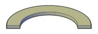 China Excavator Hydraulic Seal BRT2 Back Up Ring for sale