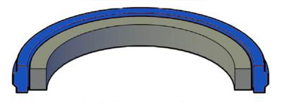 China KR Piston Sealing Set  Parker Dynamic Seal For Hydraulic Piston for sale