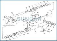 China 707-98-37620 7079837620 Cylinder Seal Kit For KOMATSU PC120-5 PC130-6 for sale