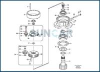 China VOE 14566830 VOE14566830 TCN Skeleton Oil Seal For Swing Gearbox SUNCARSUNCARVOLVO EC340D for sale