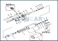 China 14X-30-13113 14X3013113 Track Adjuster Seal Repair Kit For KOMATSU D80 D85 for sale