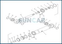 China 707-01-02910 7070102910 Lift Cylinder Service Kit For KOMATSU WD600-1 for sale