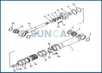 China 707-01-02670 7070102670 Lift Cylinder Seal Repair Kit For KOMATSU WD900-3 for sale