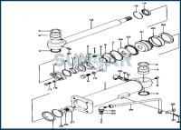 China 236-63-62101 2366362101 Articulate Cylinder Seal Kit Fits KOMATSU GD22AC-1A for sale