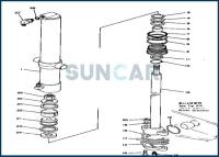 China 237-63-12101 2376312101 Blade Lift Cylinder Seal Repair Kit Fits KOMATSU GRADERS for sale