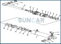 China 236-63-32100 2366332100 Scarifier Cylinder Seal Repair Kit For KOMATSU GD22AC-1A for sale